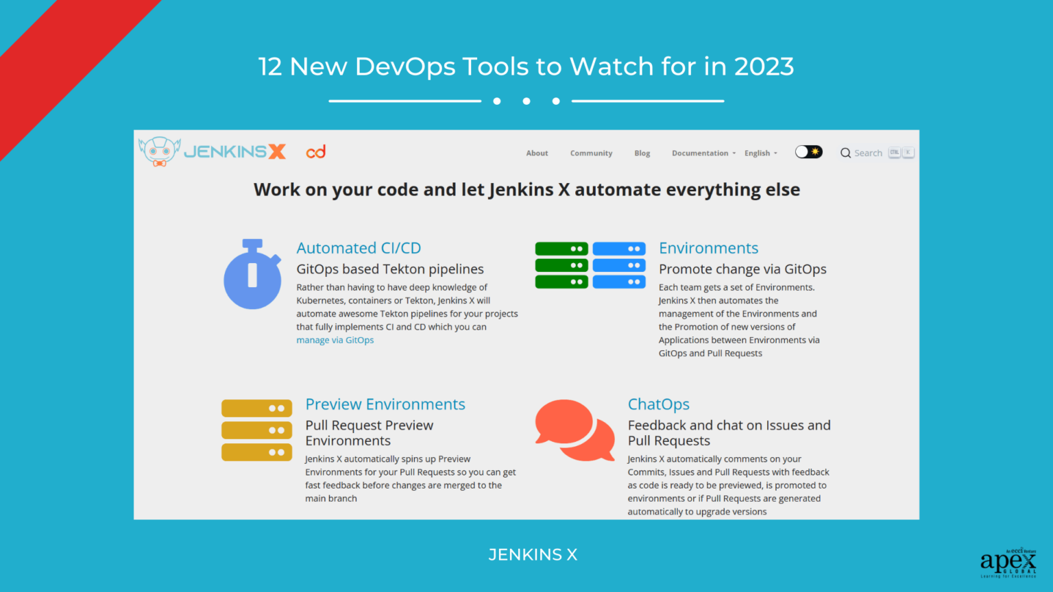 12 New DevOps Tools to Watch in 2023 - APEX Global