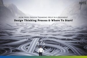 How does design thinking help in a business?